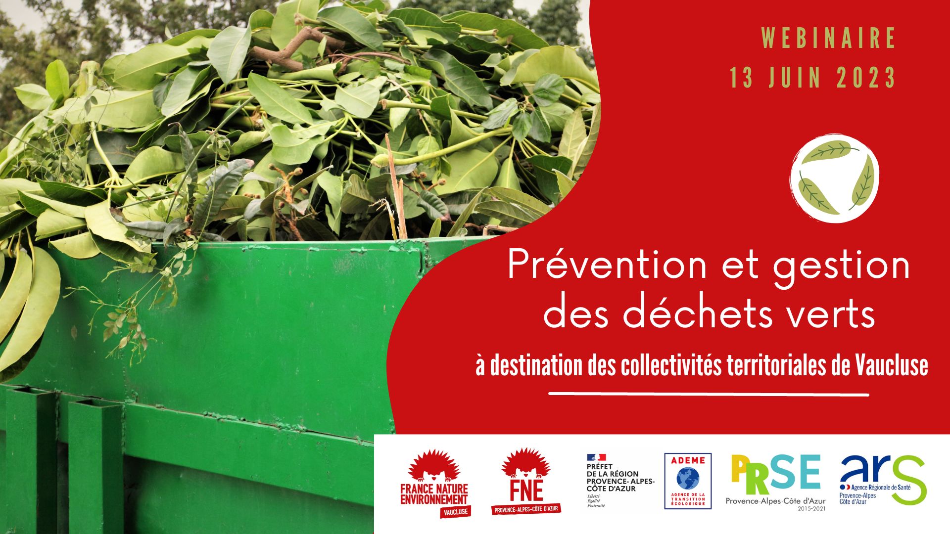 Webinaire sur la prévention et la gestion des déchets verts | FNE Vaucluse